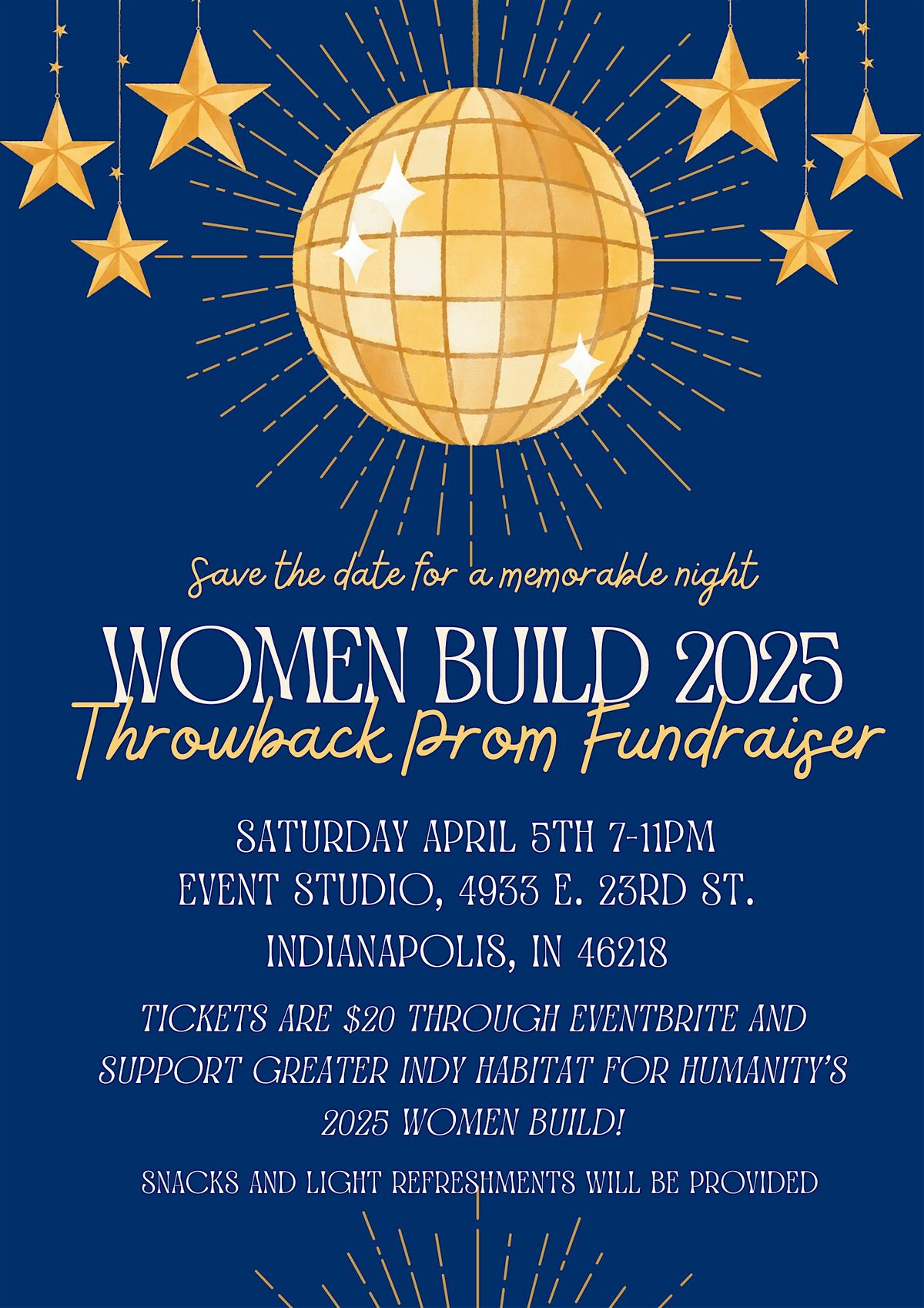 Women Build 2025: Throwback Prom Fundraiser!, 4933 E 23rd St ...