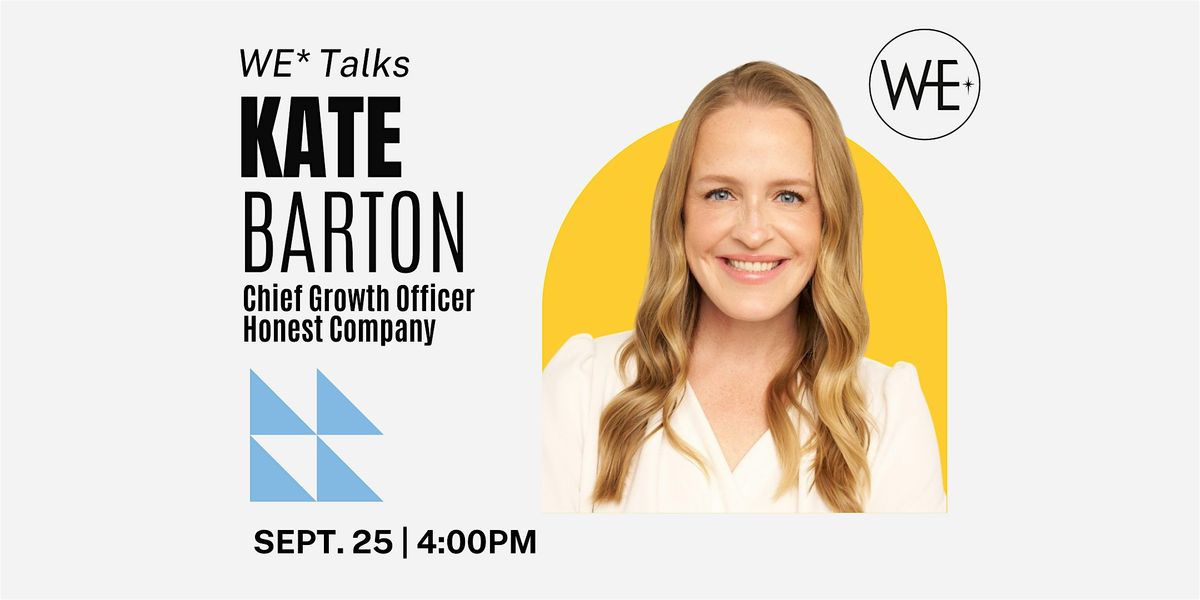 WE* Talks (featuring Kate Barton), Walter Library - The Toaster ...