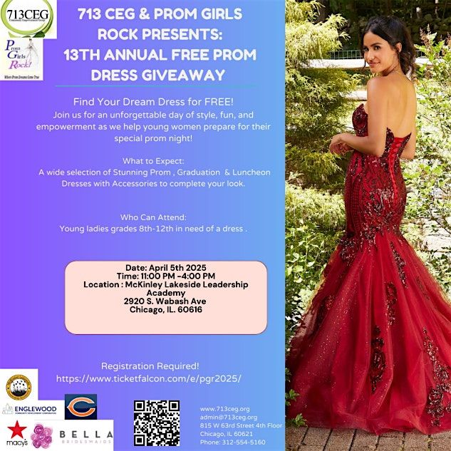 PROM GIRLS ROCK ANNUAL PROM DRESS GIVEAWAY-2025, YCCS McKinley Lakeside ...