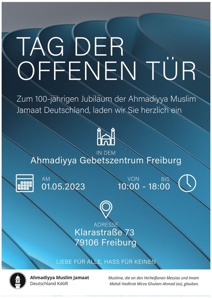 Tag der offenen Tür: Moschee - Ein Ort des Friedens, Freiburg, Germany ...