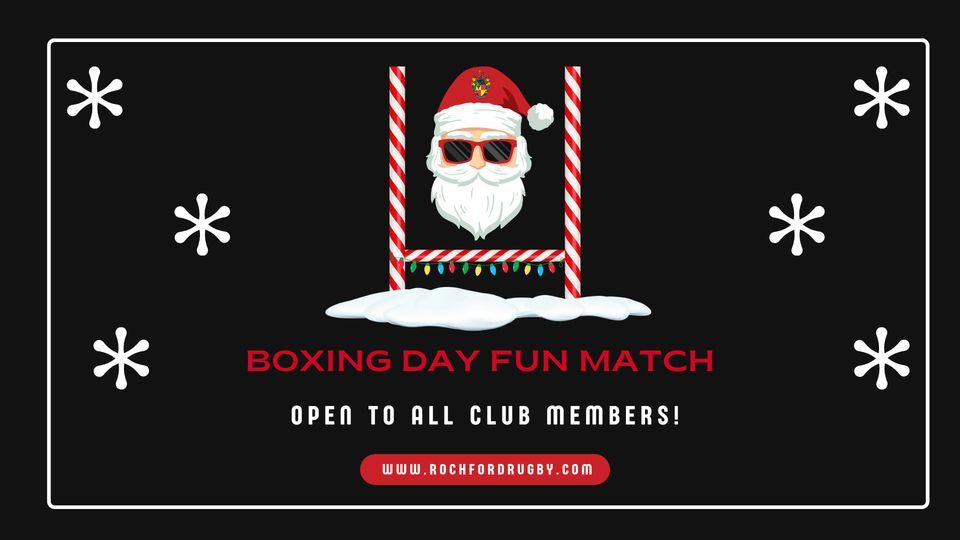 Boxing Day Fun Match , Rochford Hundred Rugby Club, Hockley, 26 ...