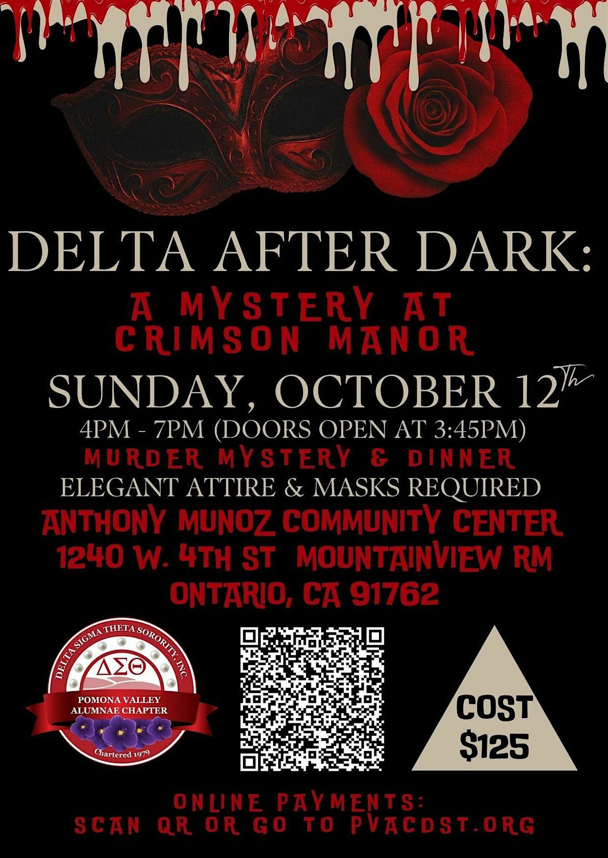 Delta After Dark: Mystery at Crimson Manor, Anthony Munoz Community ...