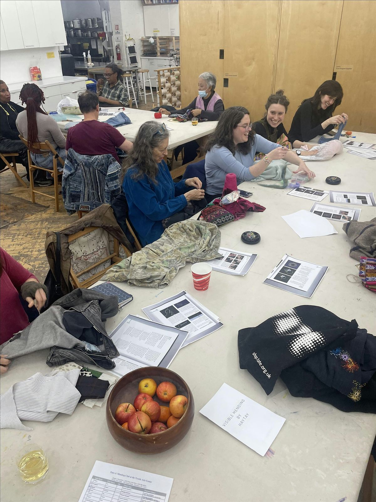 Darn it! Mending Club at The Textile Arts Center, Textile Arts Center ...