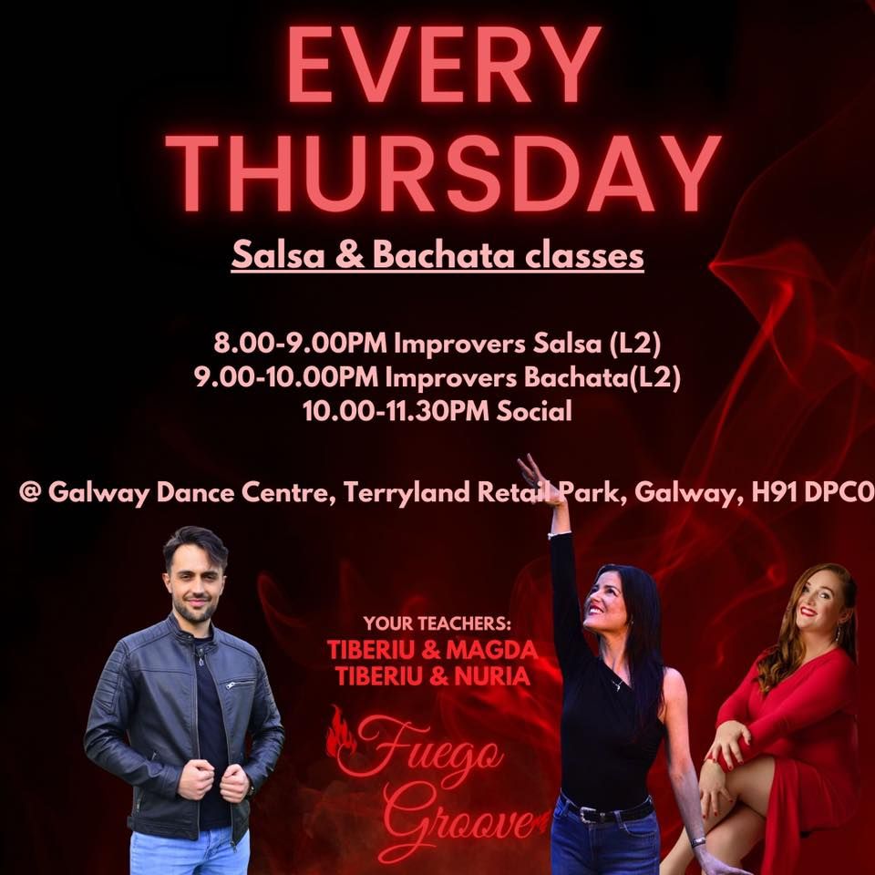 Improver salsa & bachata classes - Fuego Groove, Galway Dance Centre ...