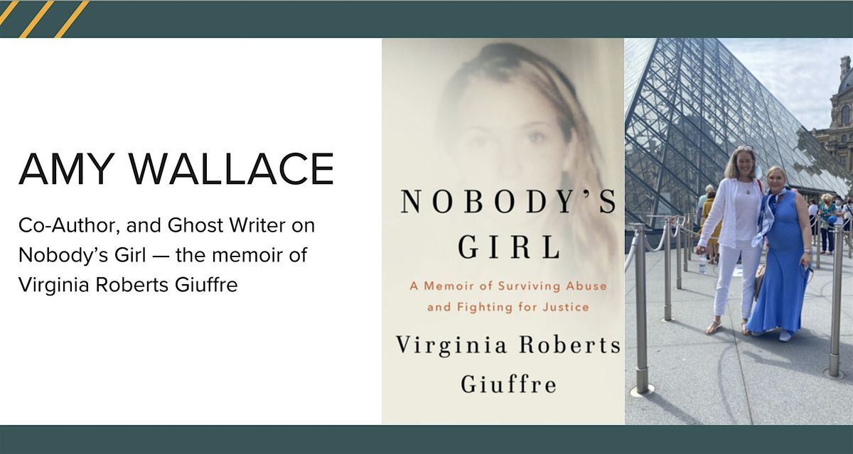 In Conversation with Amy Wallace, Hanna Center, Sonoma, 17 November ...