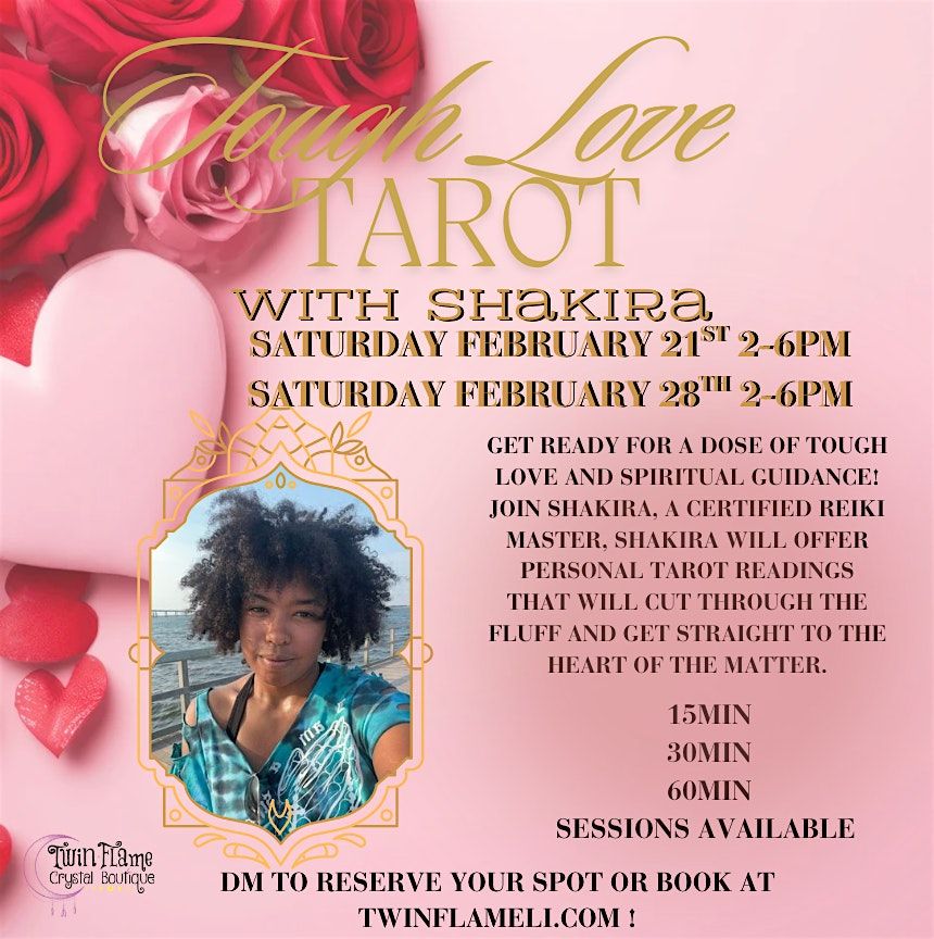 Tough Love Tarot Readings With Shakira, Twin Flame, Bethpage, 21 ...