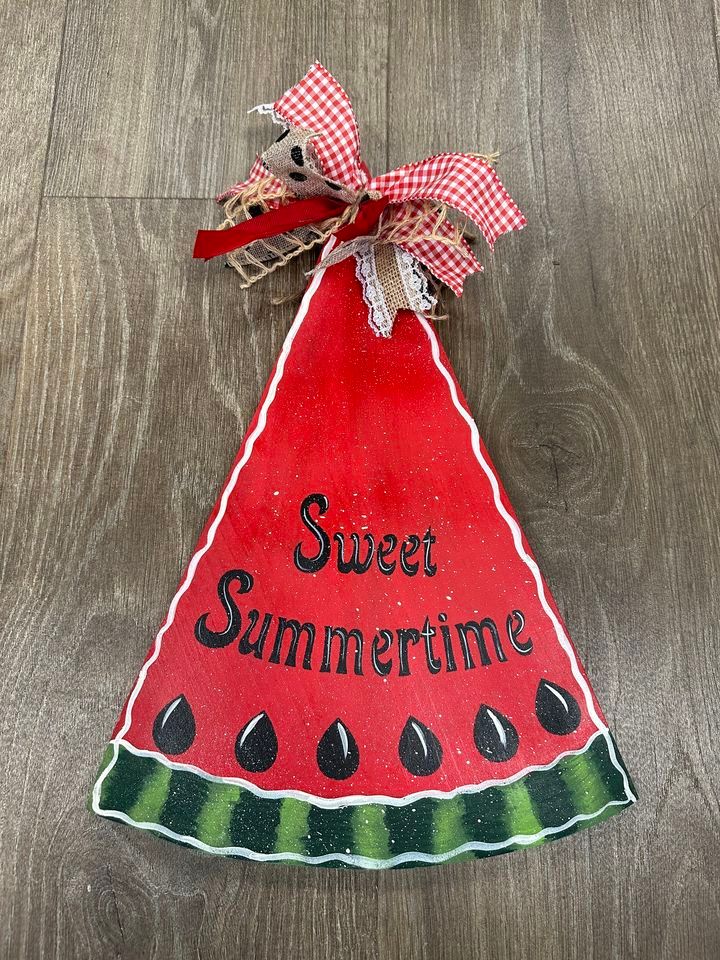 Watermelon Door/Wall Hanger, Shops On The Lawn LLC, Elloree, 15 May ...