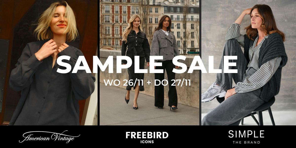 Sample Sale Blosh - American Vintage, Freebird & Simple, Toetsenbordweg ...