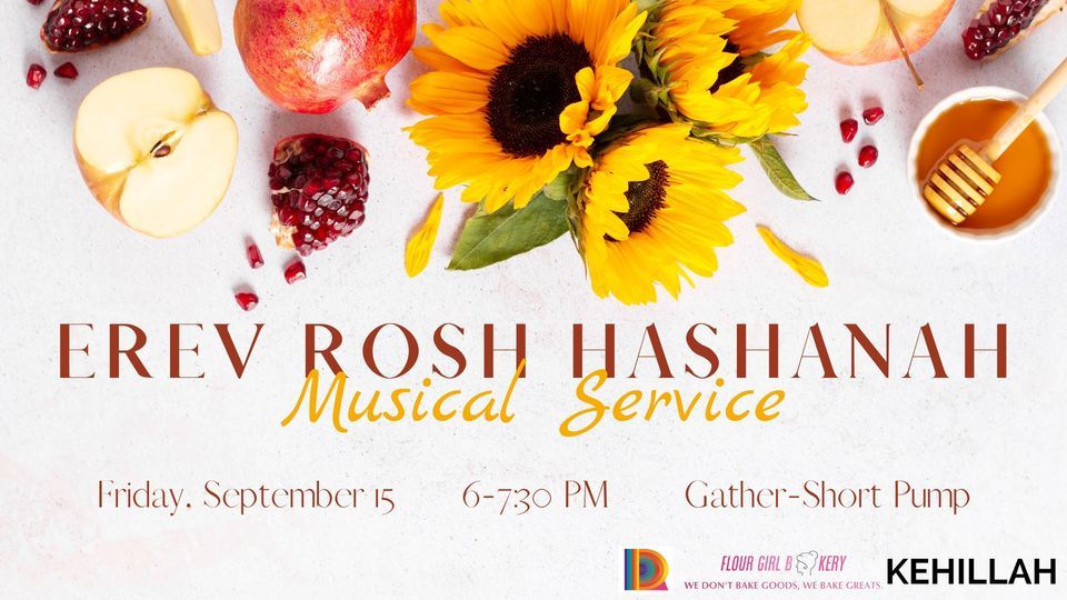 Erev Rosh Hashanah Musical Service, Gather (Short Pump), Glen Allen, 15 ...