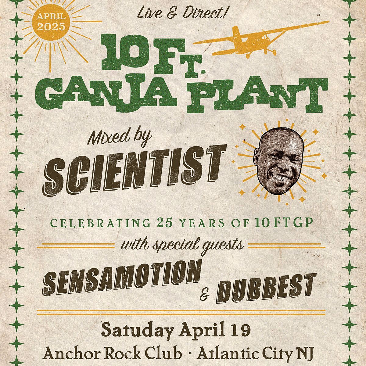 10 Foot Ganja Plant at The Sinclair, The Sinclair, Cambridge, 10 ...