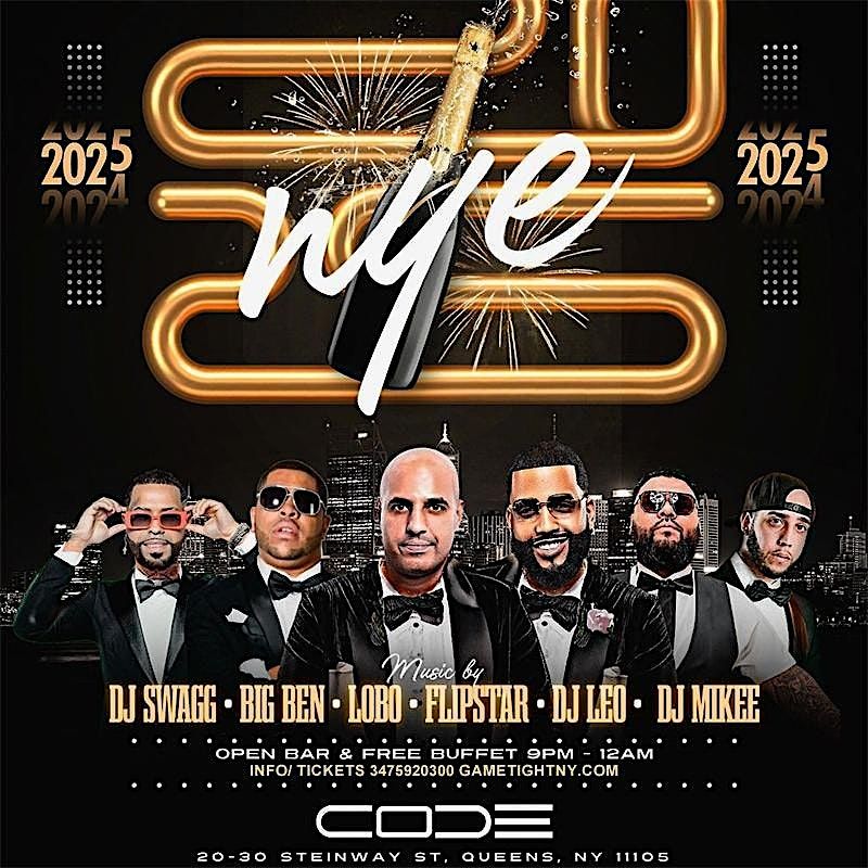 CODE ASTORIA NEW YEARS EVE PARTY 2025, Code Astoria, Queens, 31 ...