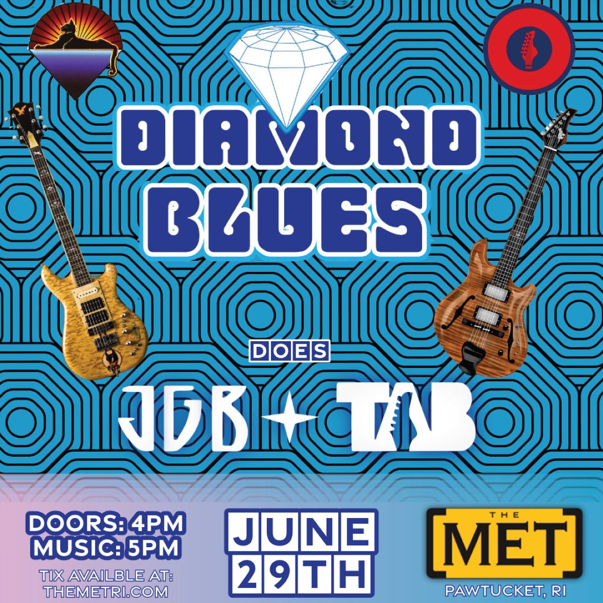 Diamond Blues, The Met - RI, Pawtucket, 28 June 2025 | AllEvents