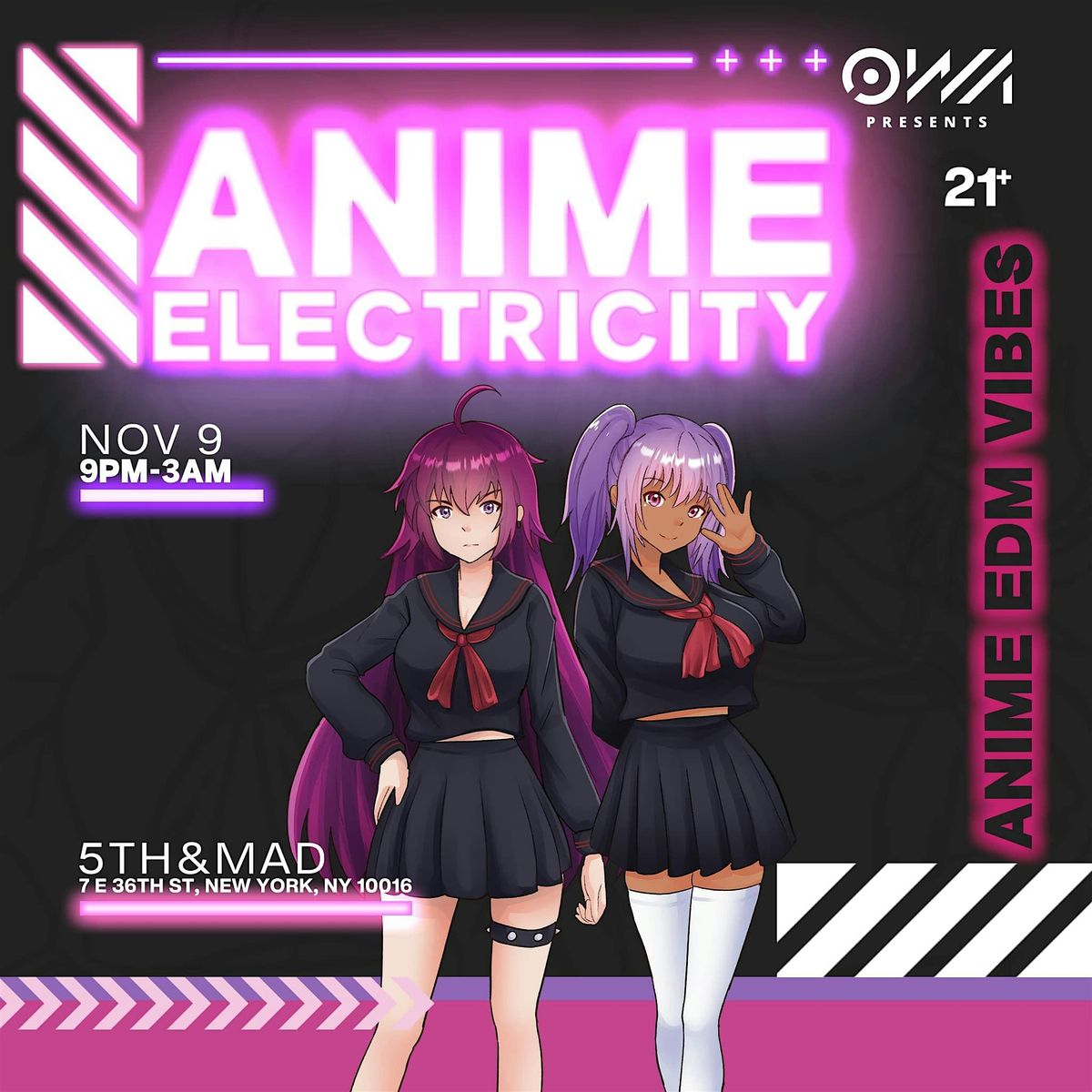 ANIME ELECTRICITY BASH 2024 | COSPLAY | NYC, 5th&Mad, New York, 9 ...