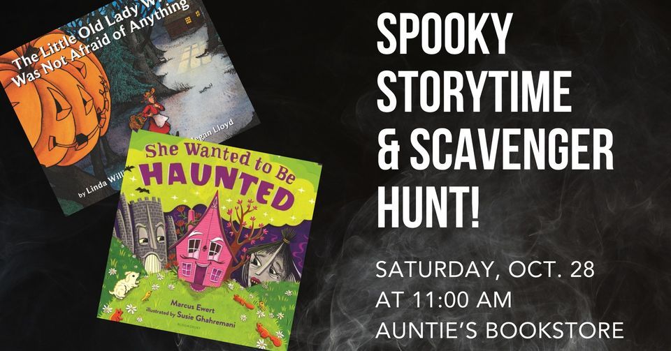 Spooky Storytime & Scavenger Hunt!, Auntie's Bookstore, Spokane, 28 ...