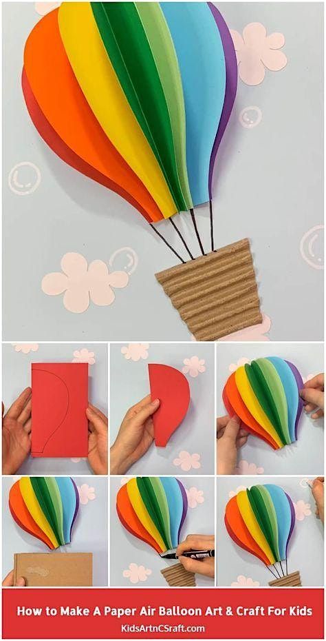 3D Hot Air Balloon Art (6+ years) @ Waverley Library, Waverley Library ...