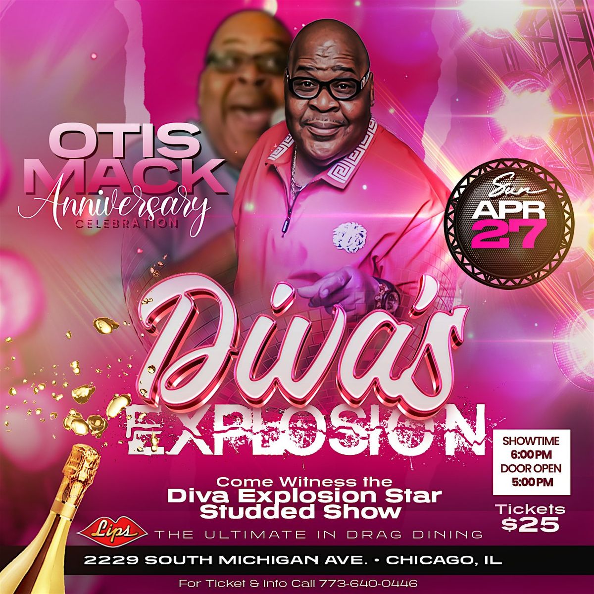 Otis Mack Chicagos Heavydiva Anniversary celebration The Divas ...