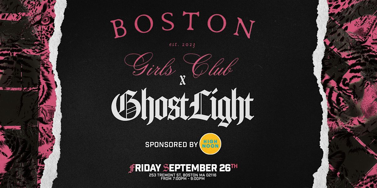 BGC x GLT Girls Night Out, Ghost Light Tavern, Boston, 26 September ...
