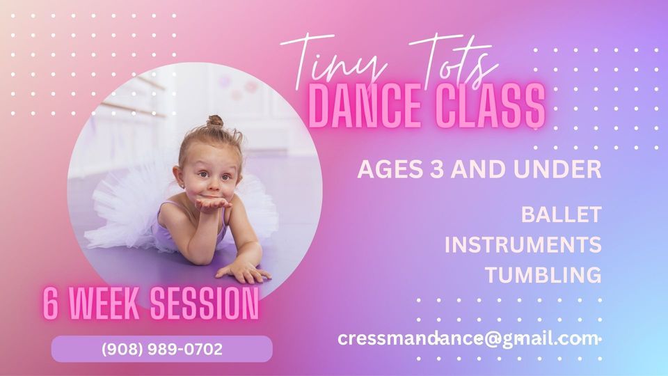 6 Week Tiny Tots Program, Star Plaza Washington Township, Warren County ...
