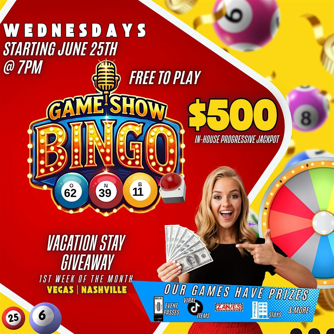 Gameshow Bingo at Tatas Kitchen and Social, Tatas Kitchen & Social ...