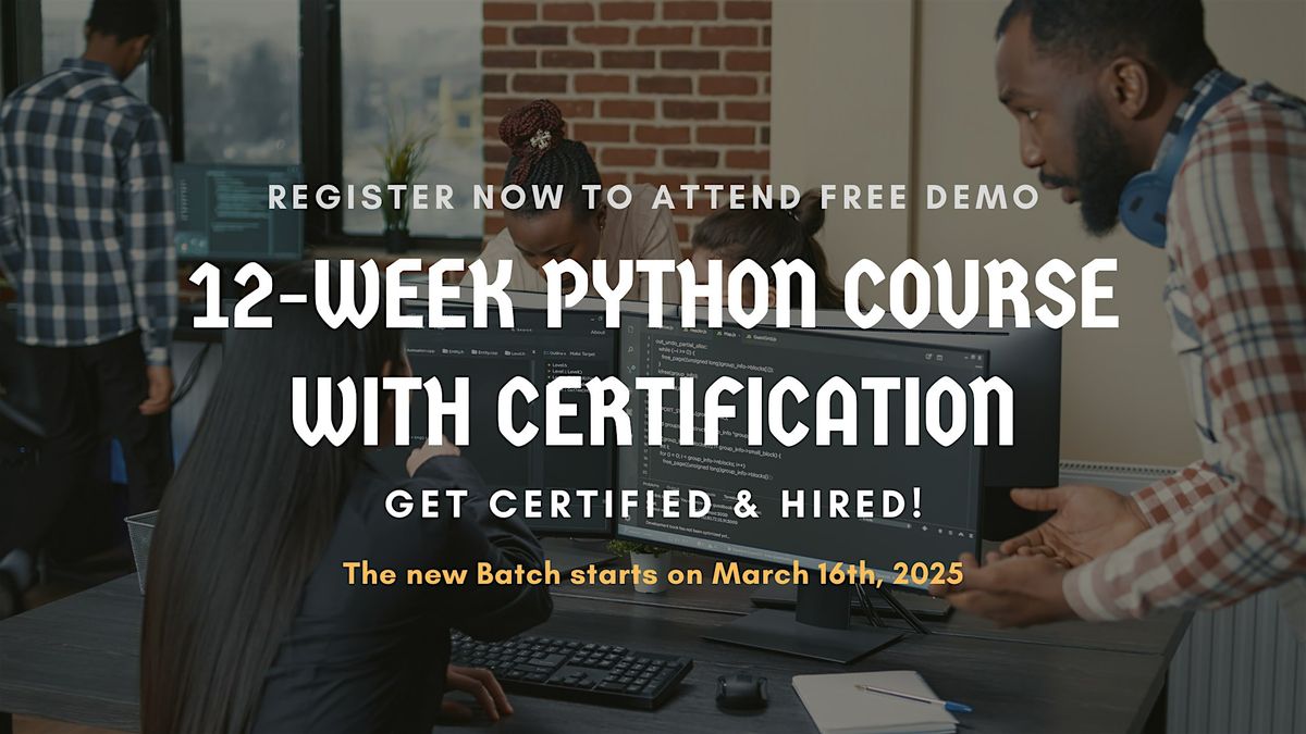 Jumpstart Your Programming Career: 12-Week Python Course with ... Jumpstart Your Programming Career: 12-Week Python Course with ...