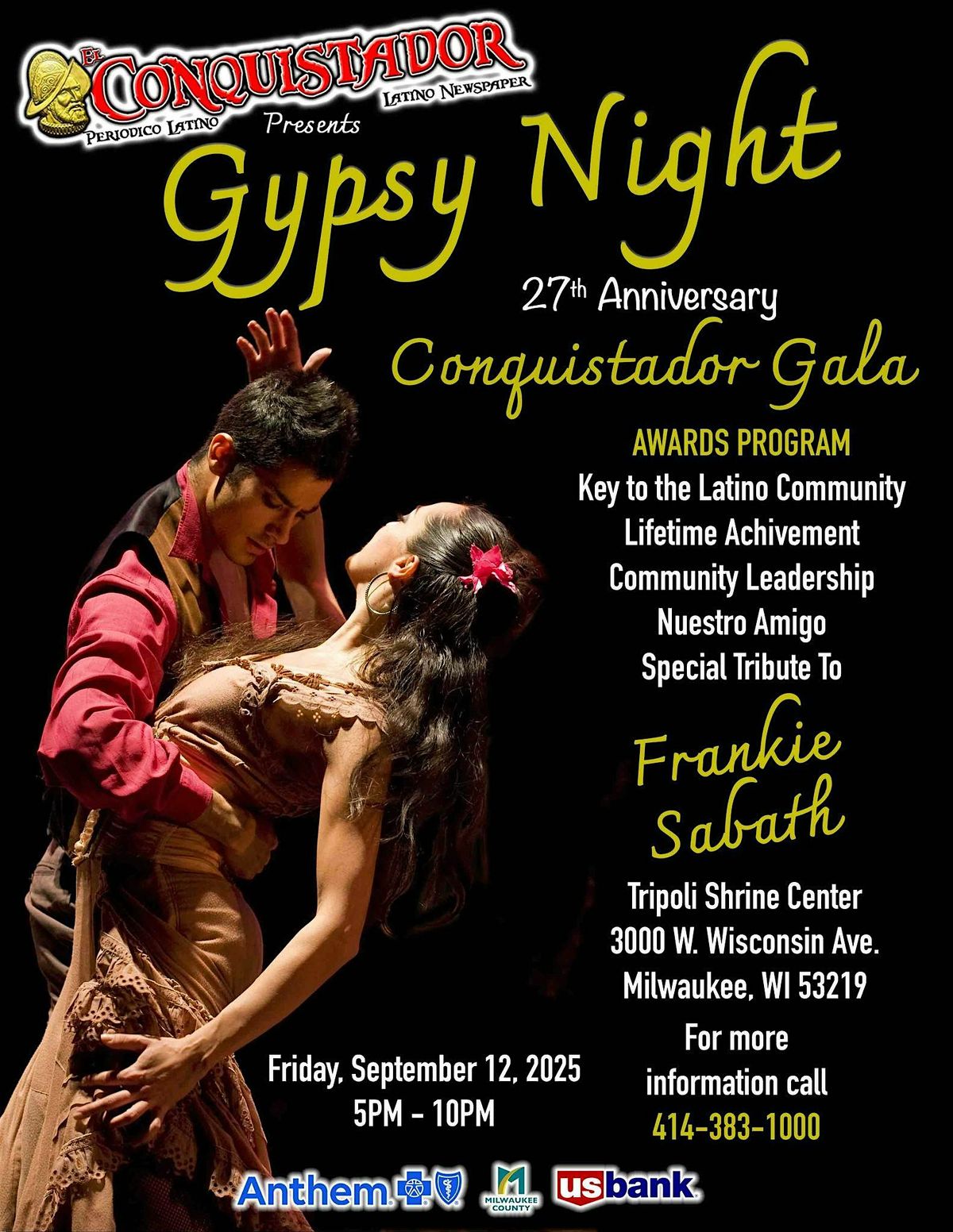 Gypsy Night: Conquistador Latino Newspapers 27th Anniversary Gala, The ...
