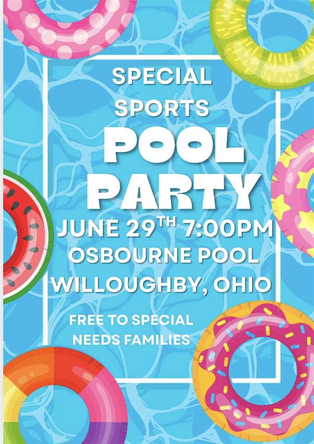 Special Sports Pool Party, Osborne Park Pool, Willoughby, 29 June 2025 ...