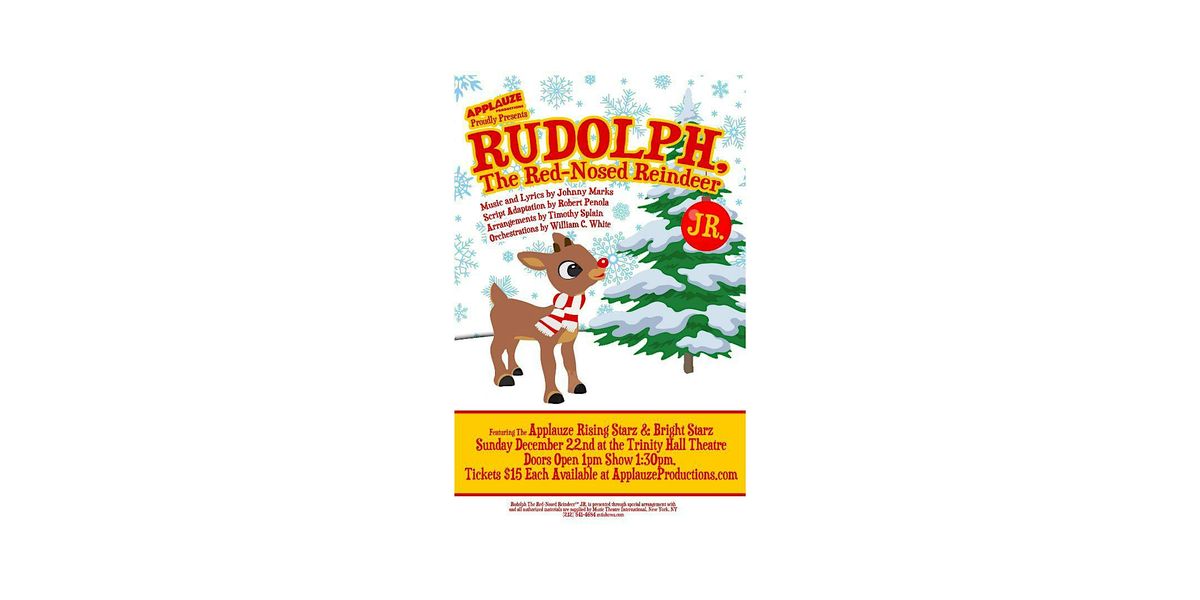 Rudolph the Red nosed Reindeer jr ., Trinity United Church, Thunder Bay ...