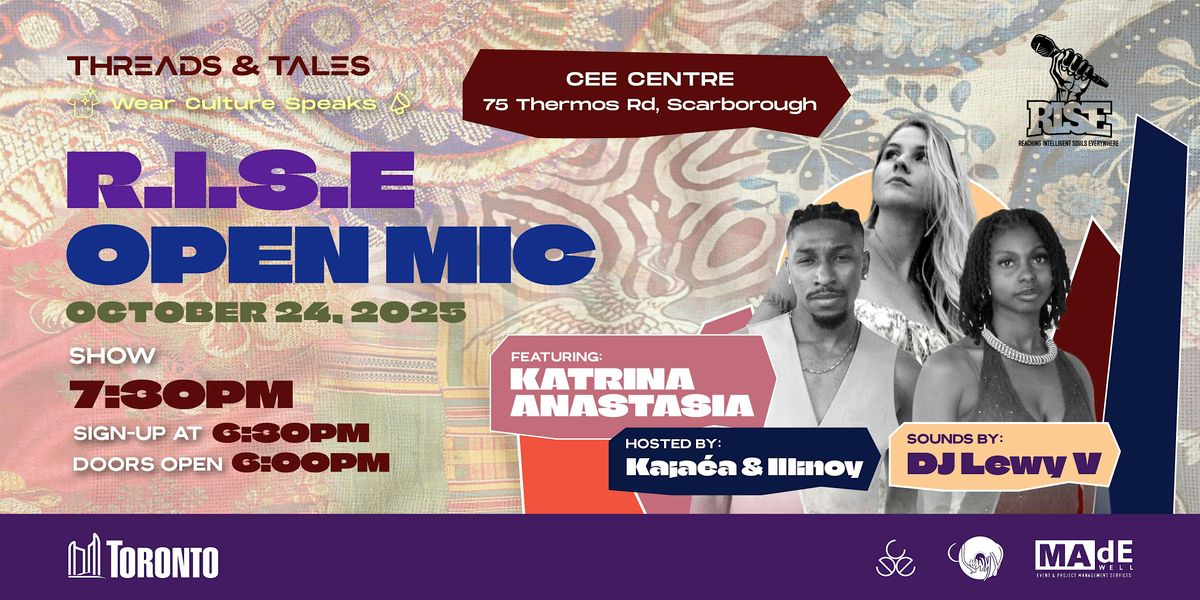 RISE OPEN MIC : Threads & Tales: Wear Culture Speaks, CEE Centre For ...
