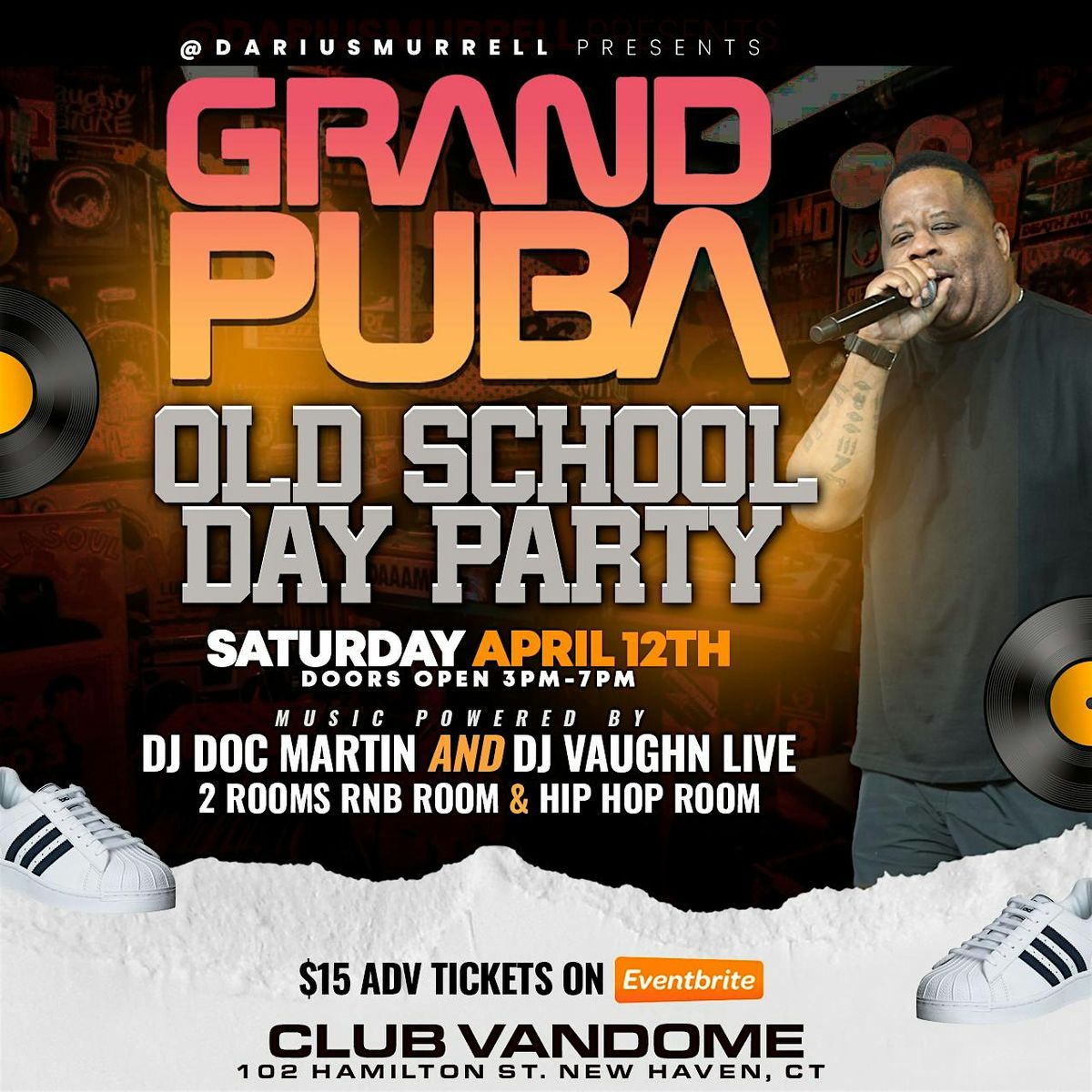 HIP HOP ARTIST GRAND PUBA Performing OLD SCHOOL DAY PARTY, Club Vandome ...