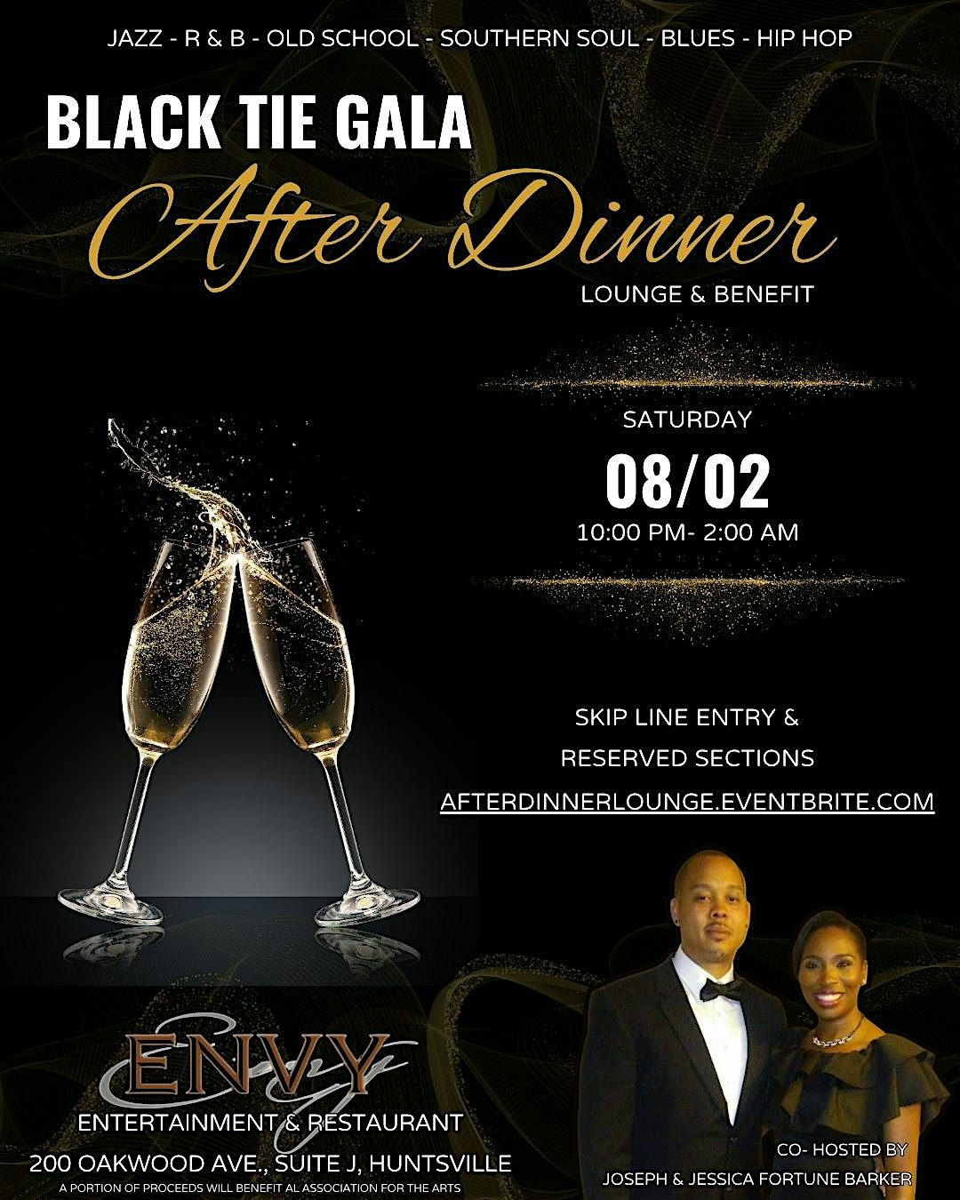 Black Tie Gala After Dinner Lounge, Envy Entertainment & Restaurant ...