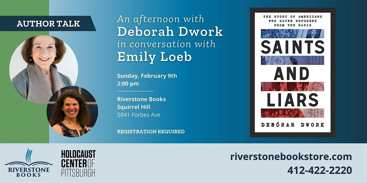An Afternoon with Author Deborah Dwork in Conversation with Emily Loeb ...