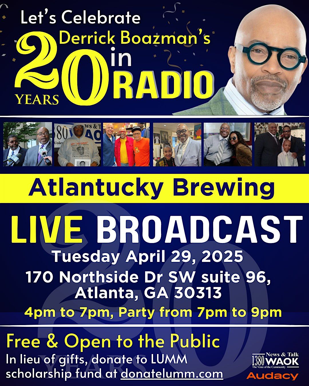 Derrick Boazman’s 20 Year Anniversary in Radio!, Atlantucky Brewing ...