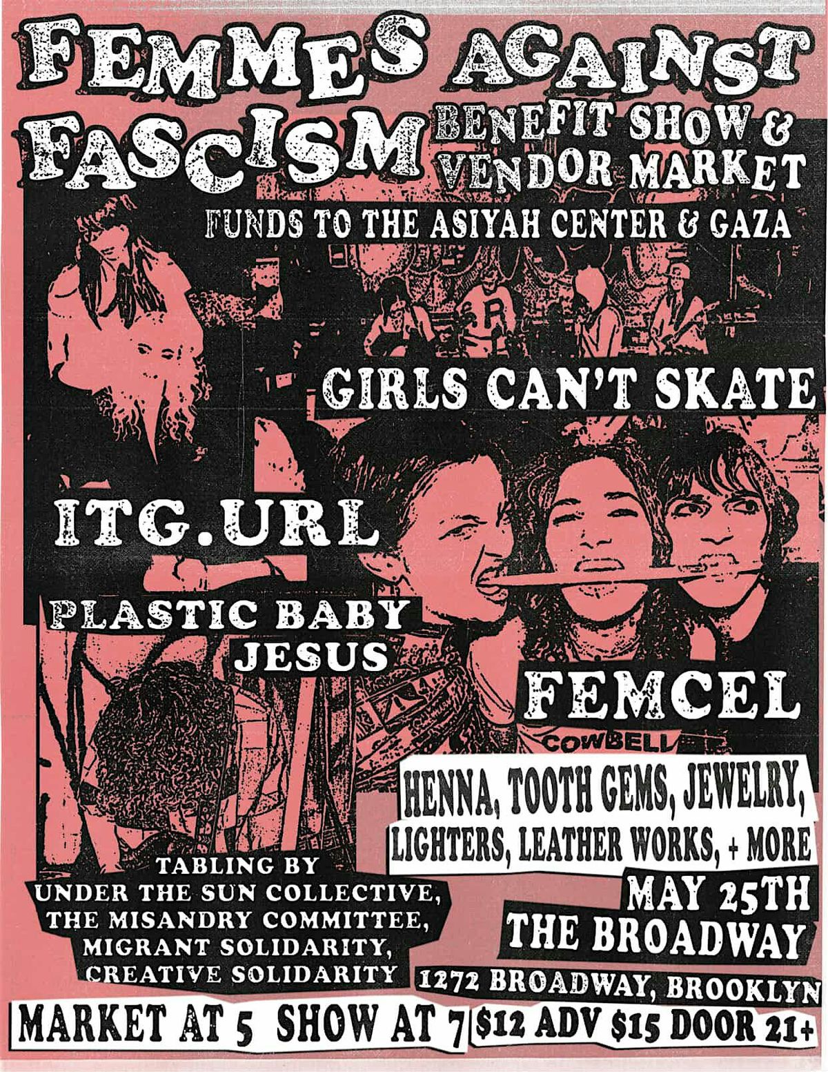 Femmes Against Fascism: Femcel/Girls Cant Skate/ITG.URL/Plastic Baby ...