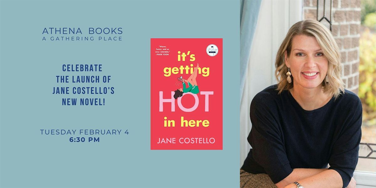 Celebrate the Launch of Jane Costellos New Novel !, Athena Books ...