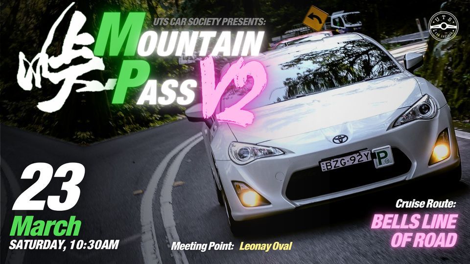 UTS Car Society Car Cruise: Mountain Pass V.2 , Leonay Oval, Penrith ...