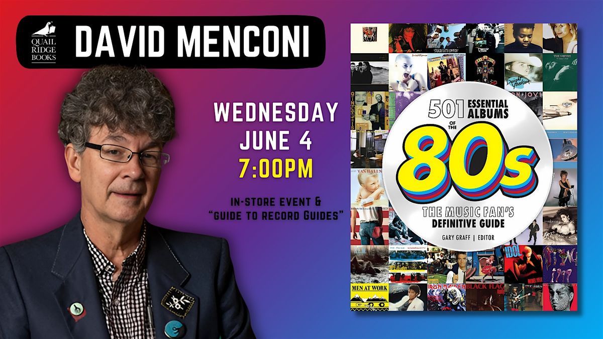 David Menconi | 501 Essential Albums of the 80s, Quail Ridge Books ...