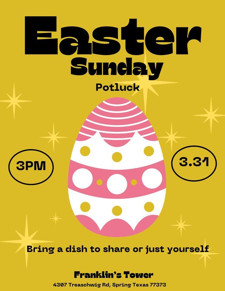 Easter Sunday Potluck, Franklin’s Tower, Spring, 31 March 2024 | AllEvents