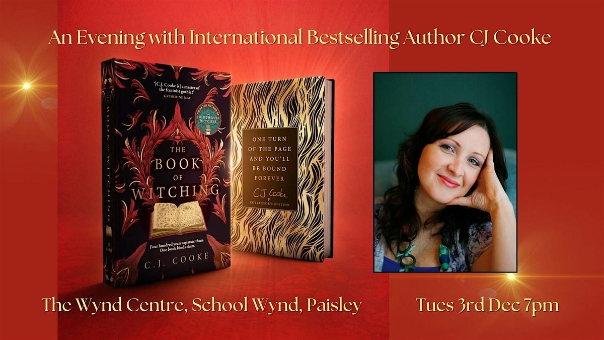 An Evening with International Bestselling Author CJ Cooke, The Wynd ...