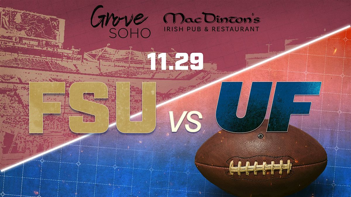 FSU vs UF WATCH PARTY, Grove Soho, Tampa, 29 November 2025 | AllEvents