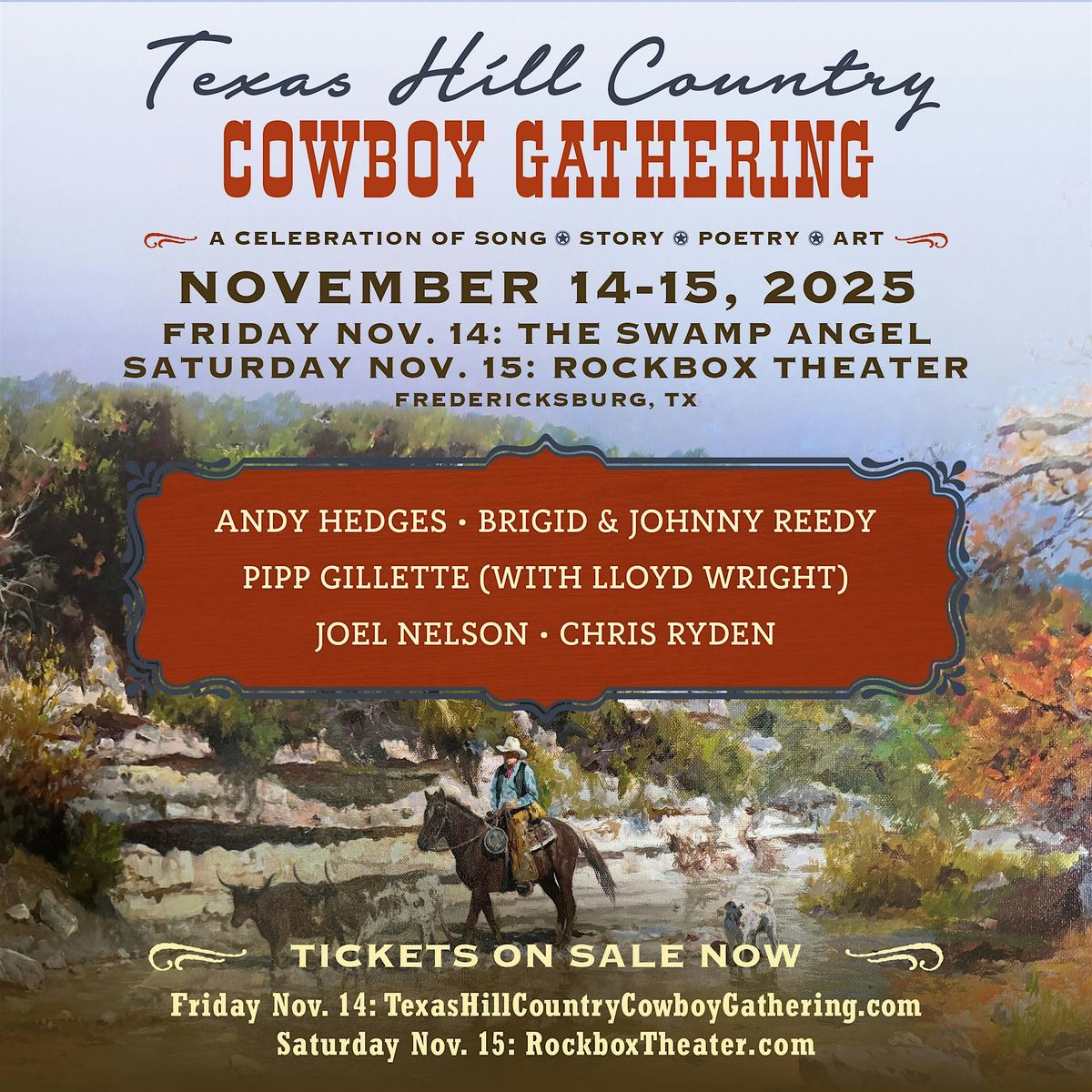 Texas Hill Country Cowboy Gathering at the Swamp Angel!, Hye, Texas, 14 ...