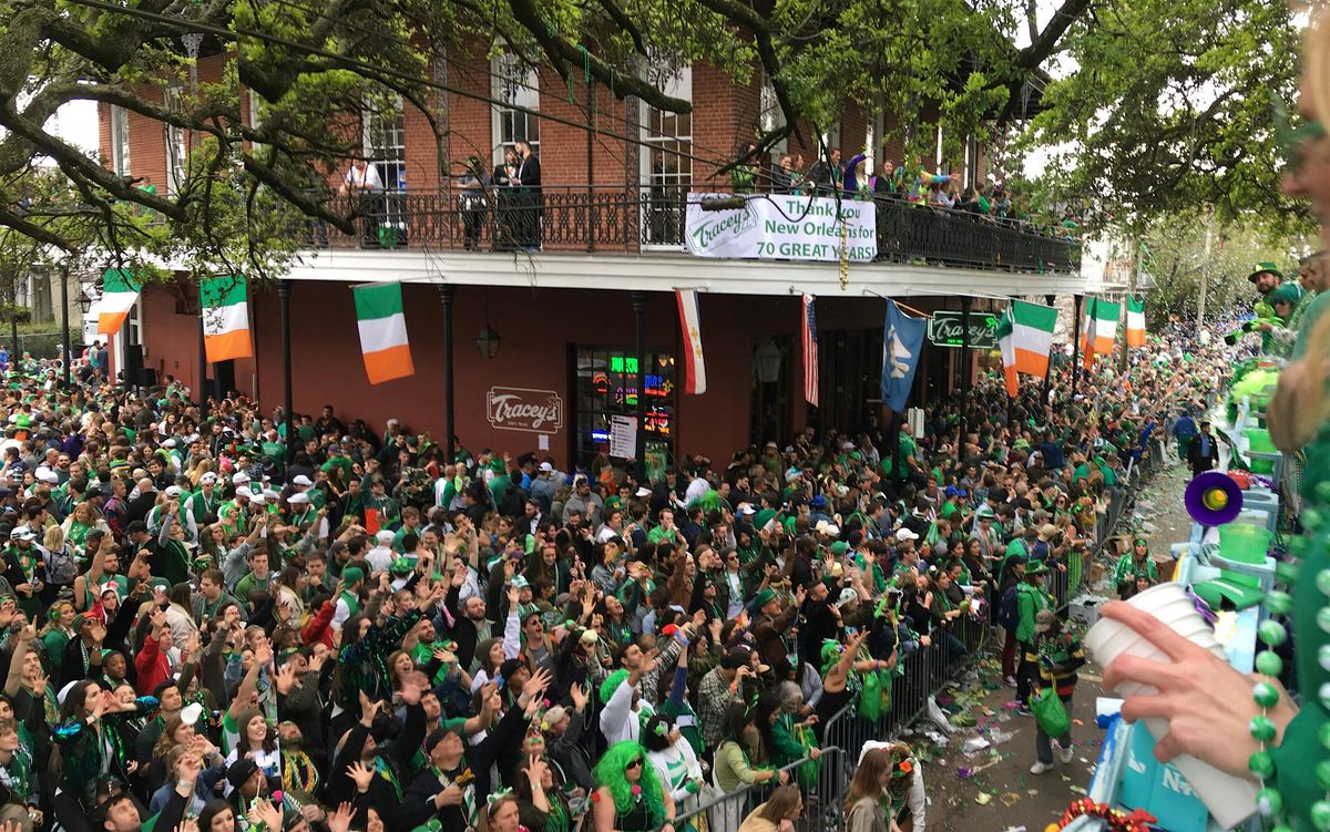 Ride A FLOAT in the 2025 Irish Channel Parade, Approximate Loading ...