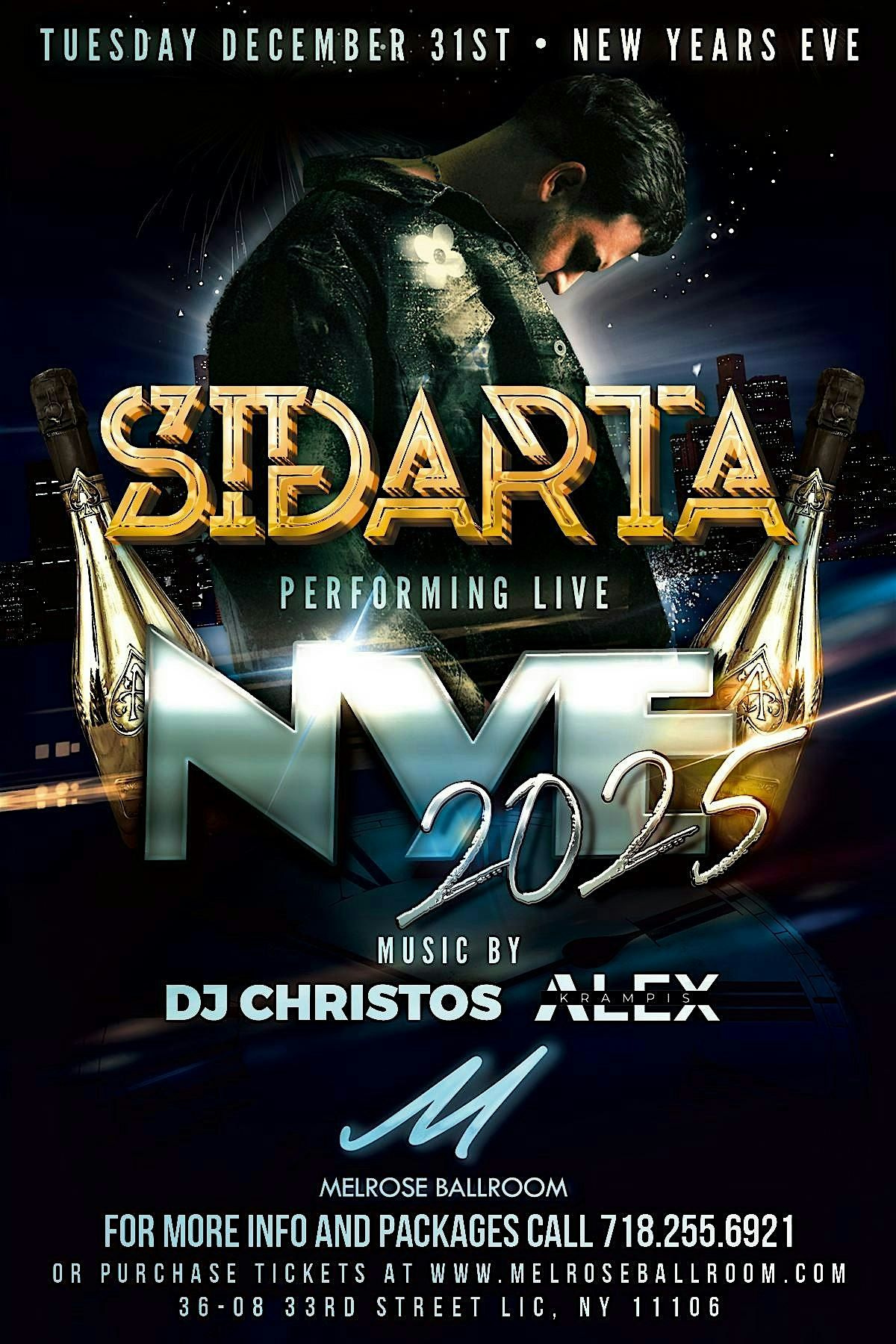 New Years Eve @ Melrose Ballroom 2025, Melrose Ballroom, Astoria, 31 ...