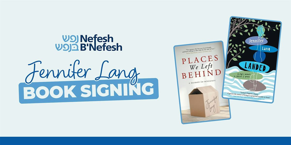 Jennifer Lang Book Signing, Nefesh B'Nefesh, Jerusalem, 4 May 2025 ...