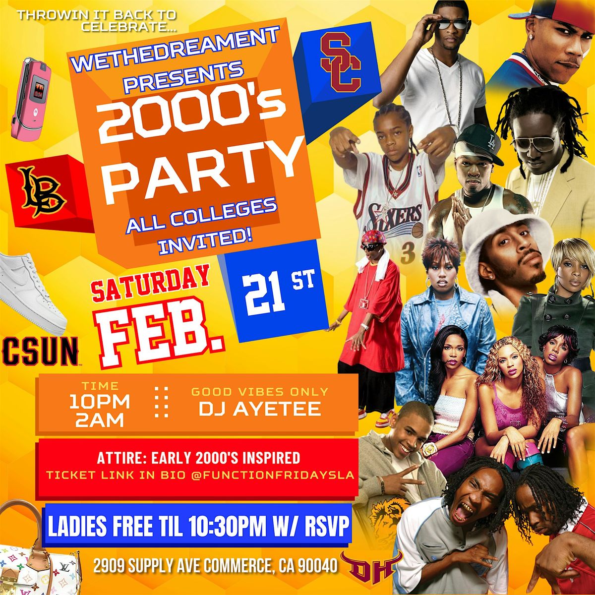2000’S PARTY! @ THE COMPOUND 18+ IN LOS ANGELES, 21 February to 22 ...