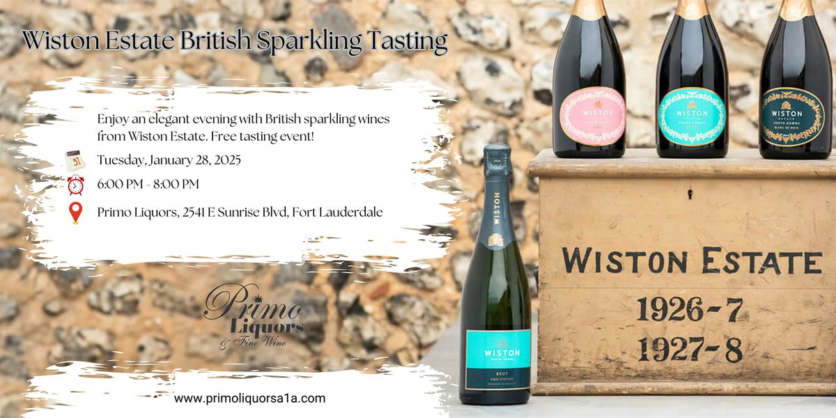 Wiston Estate British Sparkling Tasting, Primo Liquors & Fine wine ...