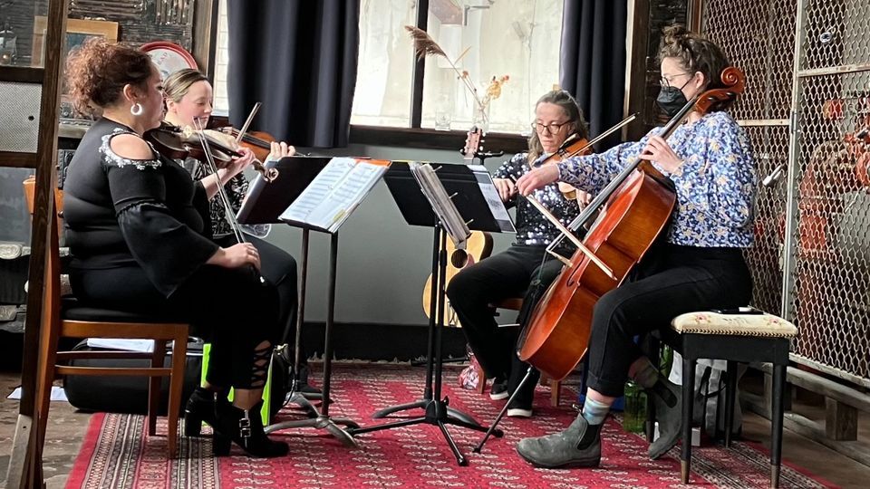 Fever Pitch String Quartet, Duende at Silo City, Buffalo, 1 July 2023 ...
