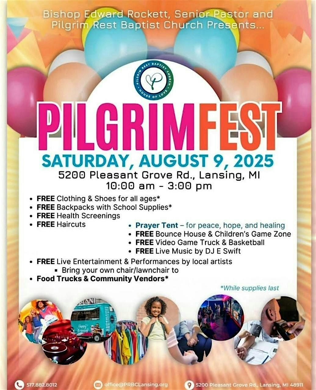 Pilgrim Fest 2025, 5200 Pleasant Grove Rd, Lansing, 9 August 2025 ...