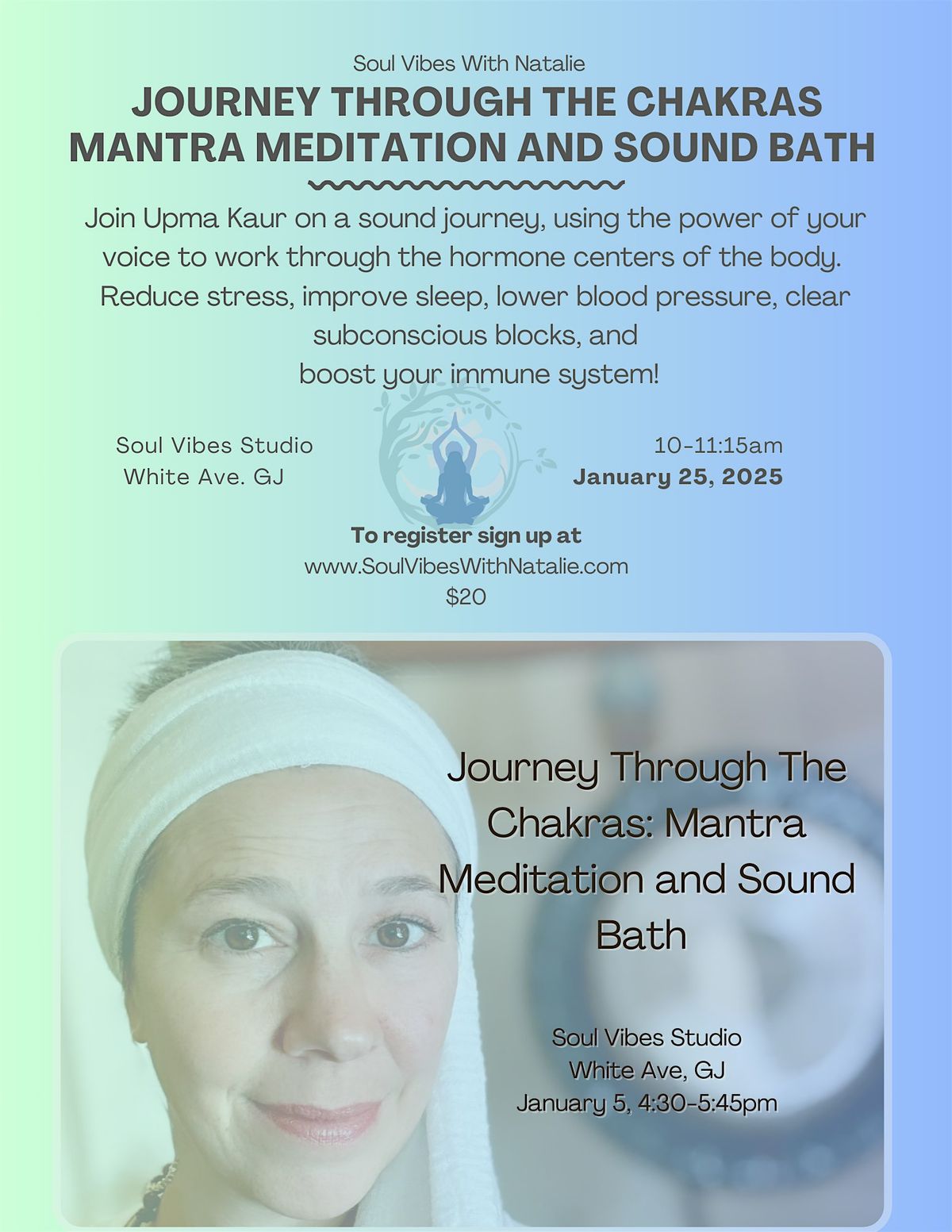 Journey through the Chakras: Mantra Meditation and Sound Bath, Soul ...