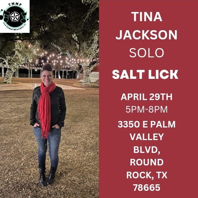 Tina Jackson Solo At Round Rock Salt Lick, Salt Lick Barbeque, Round ...
