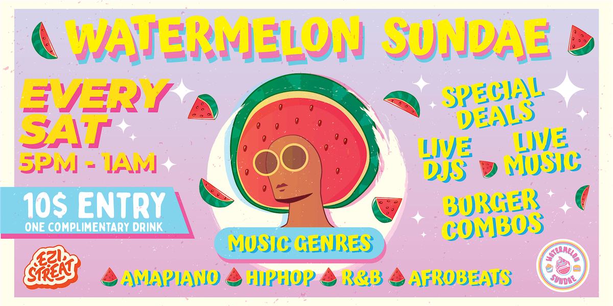 Watermelon Sundaes Nights, EziStreat, North Melbourne, 30 November to 1 ...